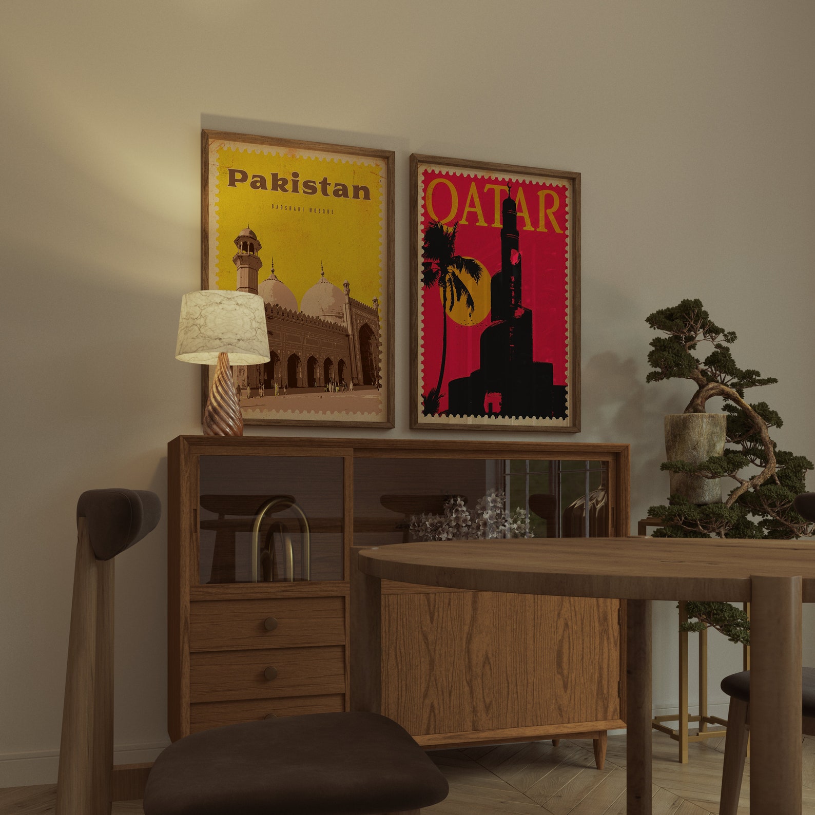 Travel Poster No 8, Pakistan Print, Art Print, Pakistan Wall Art, Wall ...