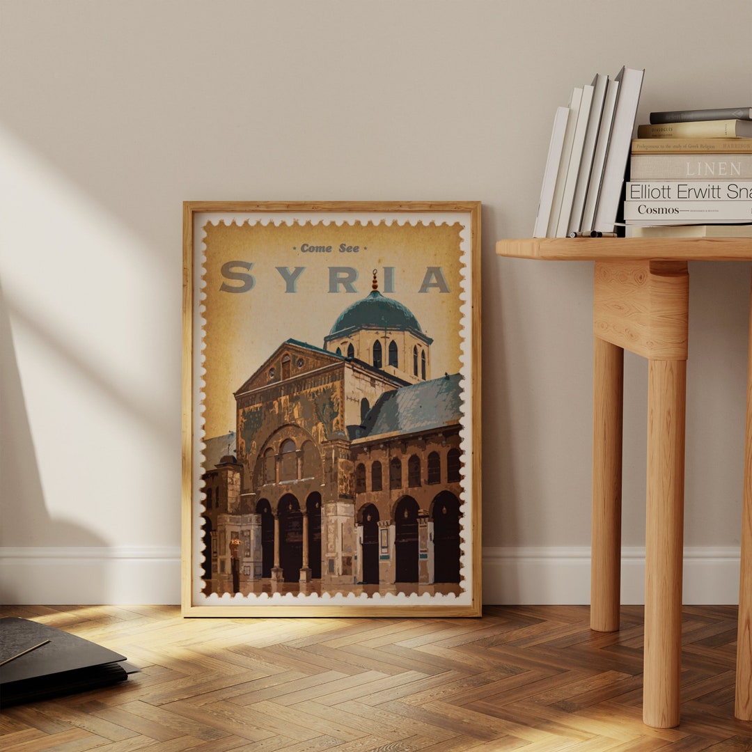 Travel Poster No 13, Syria Print, Art Print, Wall Art, Wall Decor ...