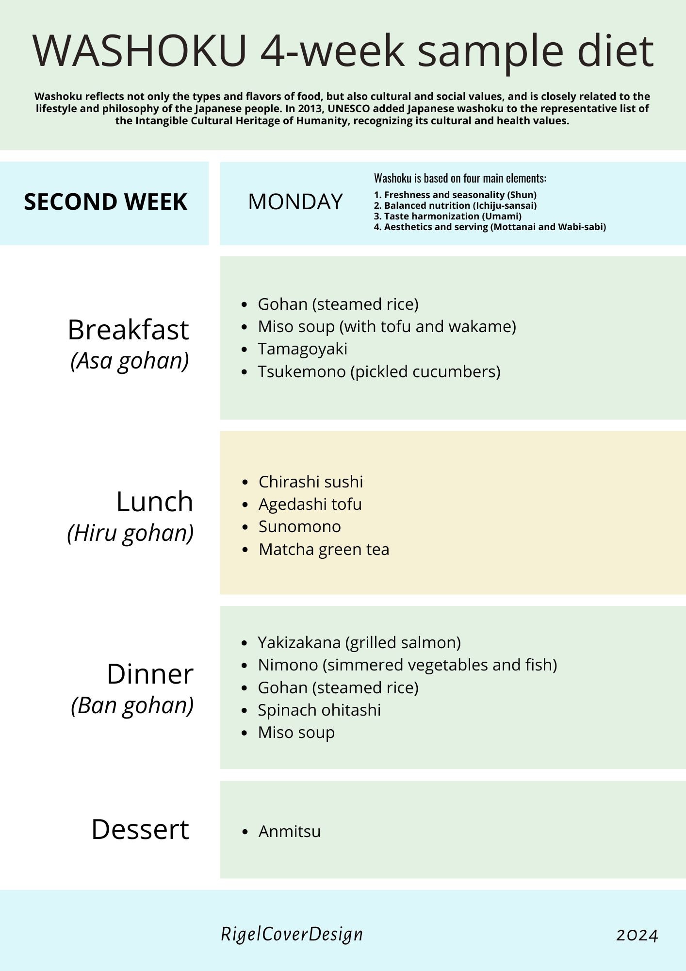 Washoku Diet Healthy Eating Japanese Cuisine 4-week Diet Healthy ...