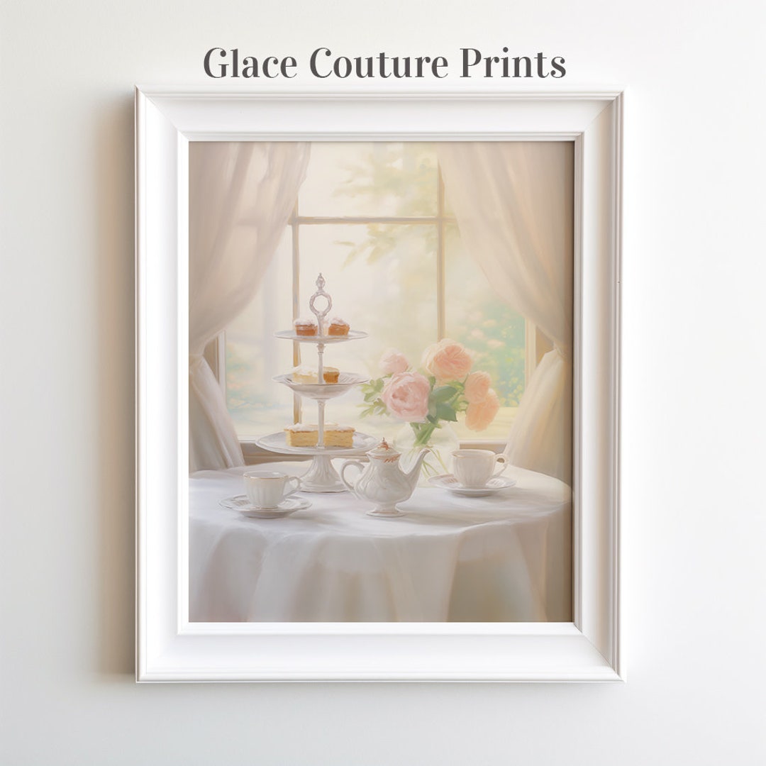 Tea Time Still Life | Digital Download | Printable Wall Art | - Etsy