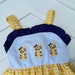 LSU Baby Girl Embroidered Romper Purple and Yellow Geaux Tigers ...