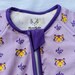 Louisiana Baby Bamboo Pajamas, Bamboo Baby Sleeper, LSU Baby, Zippered ...