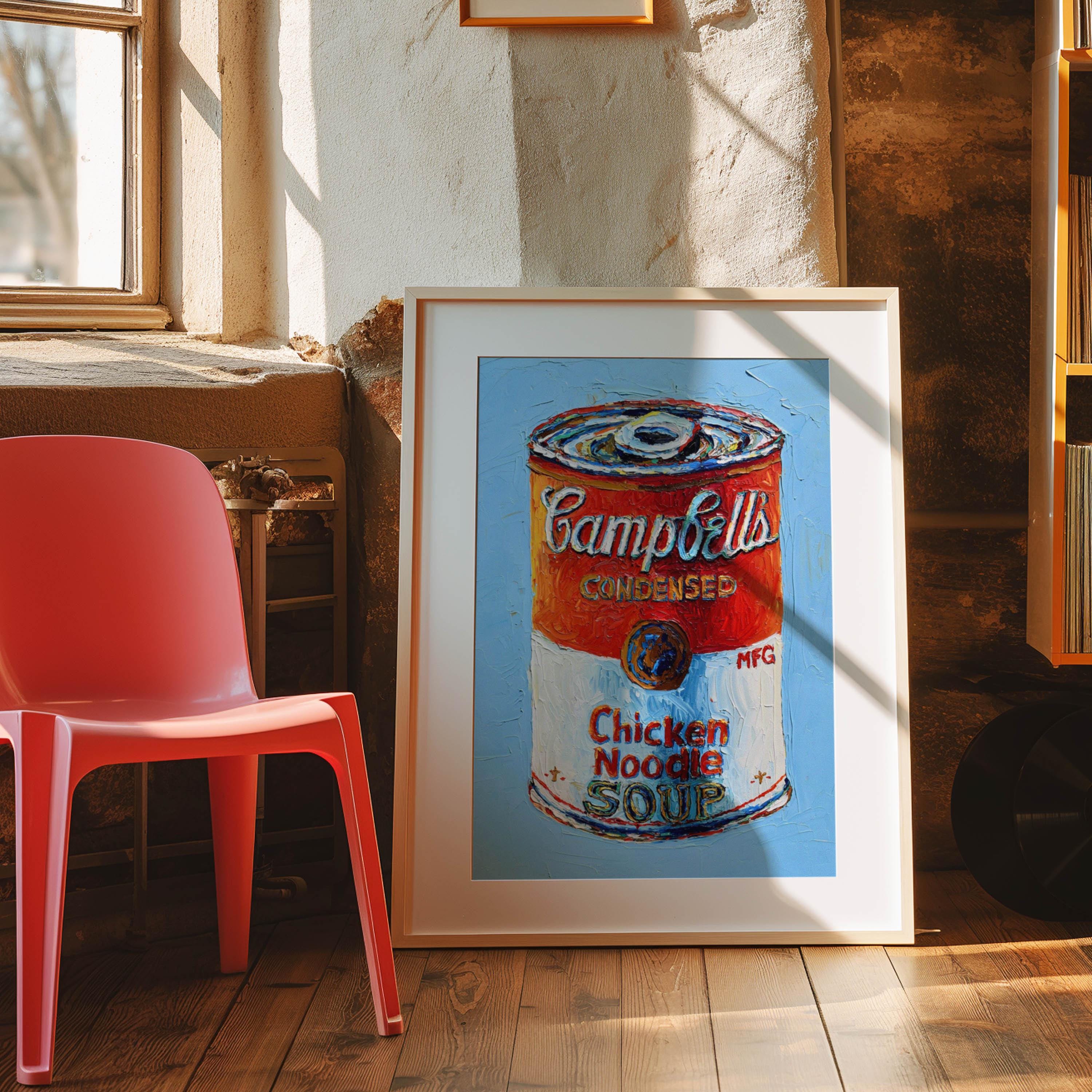 Campbells Soup Can Oil Painting Art Print - Etsy