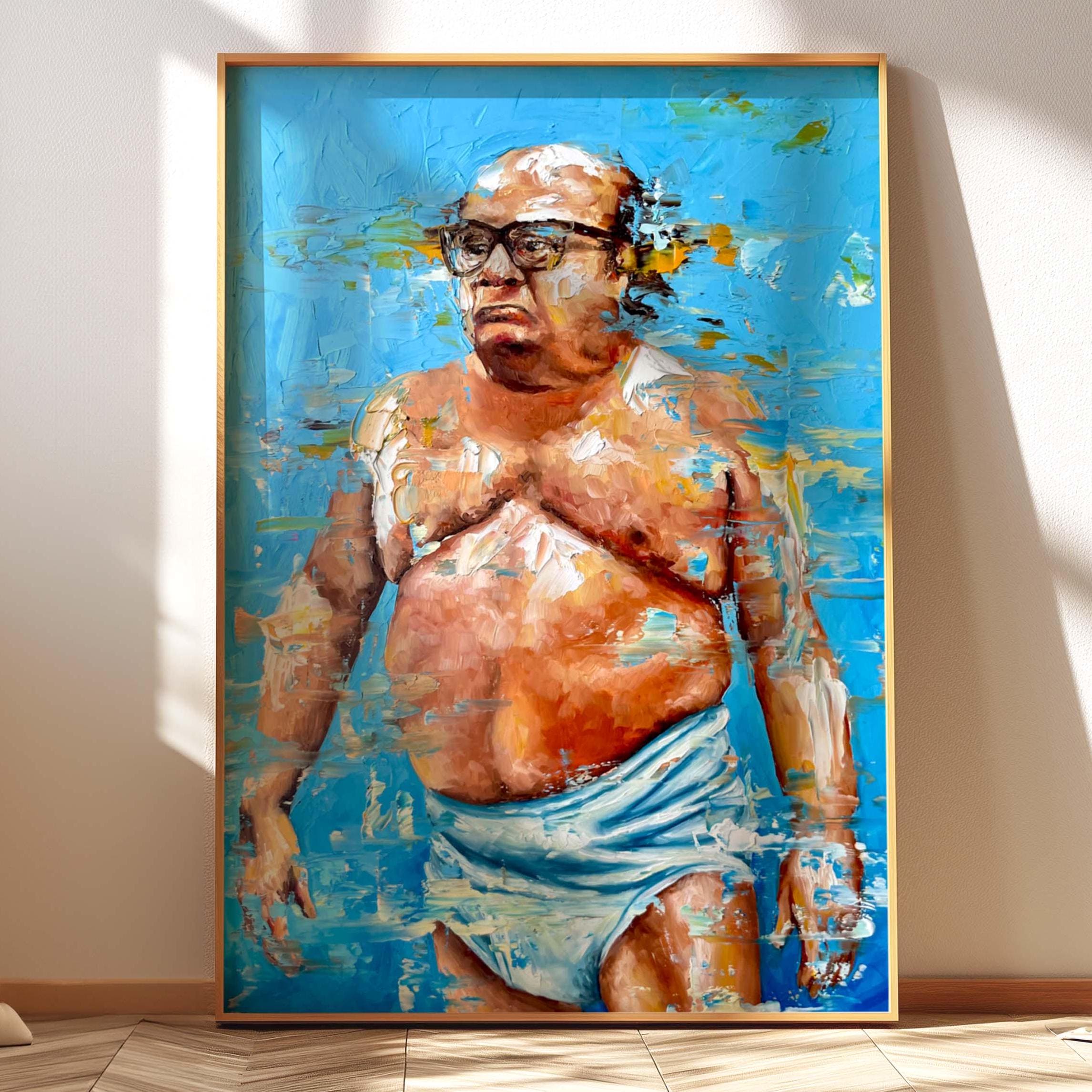 Danny Devito Oil Painting Art Print - Etsy
