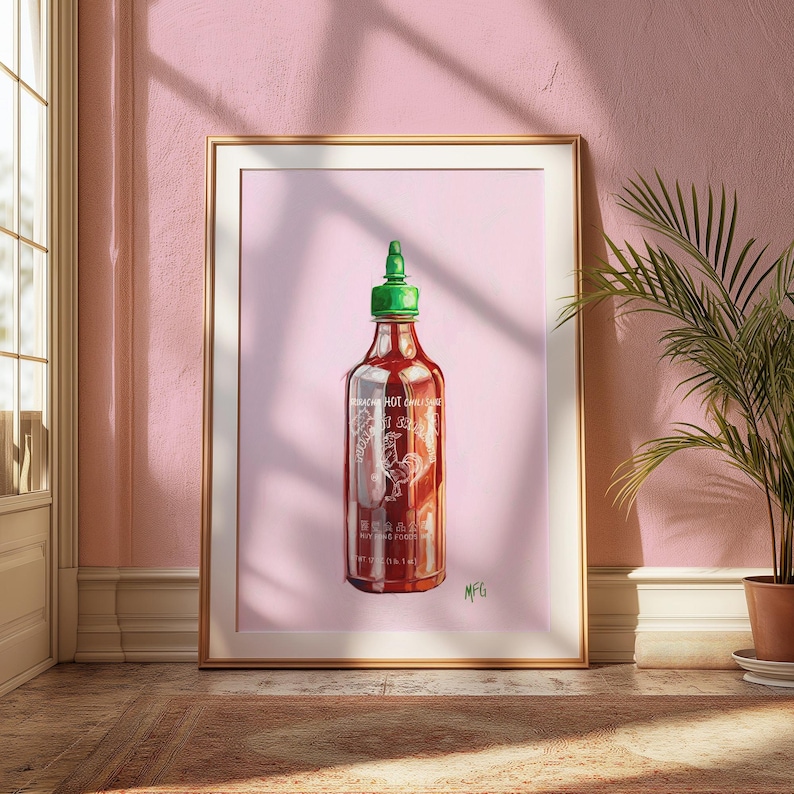 Sriracha Art Print - Etsy