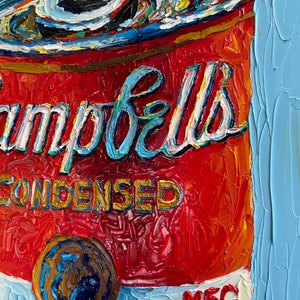 Campbells Soup Can Oil Painting Art Print - Etsy