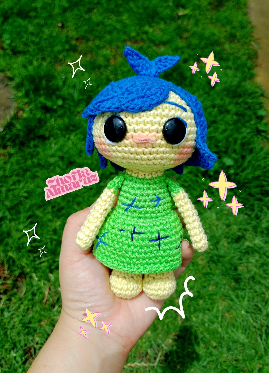 Joy/ Sadness Bundle Inside Out AMIGURUMI INSPIRED Crochet Pattern - Etsy