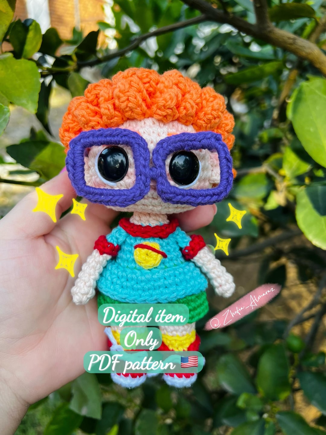 Carlitos/chuckie Finster AMIGURUMI Inspired Rugrats Crochet Pattern - Etsy
