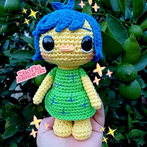 Joy Inside Out AMIGURUMI INSPIRED Crochet Pattern - Etsy