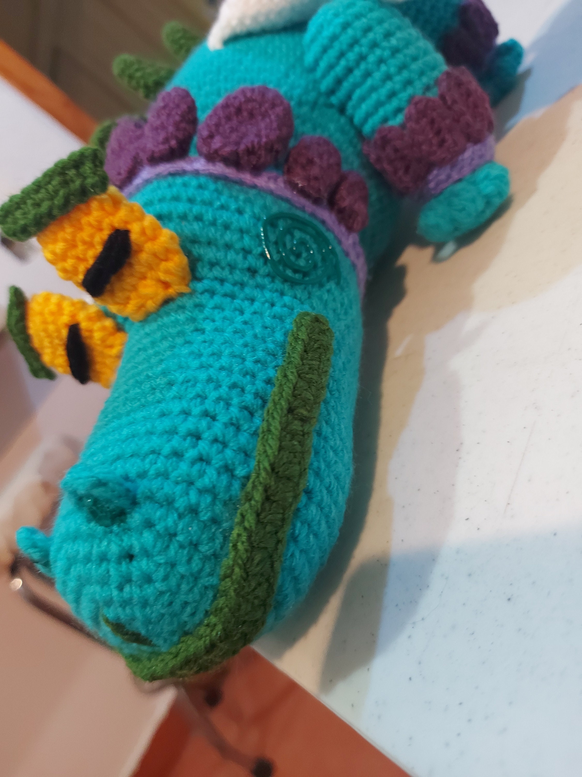 Dragon Junior H Pattern Crochet DIGITAL ITEM - Etsy