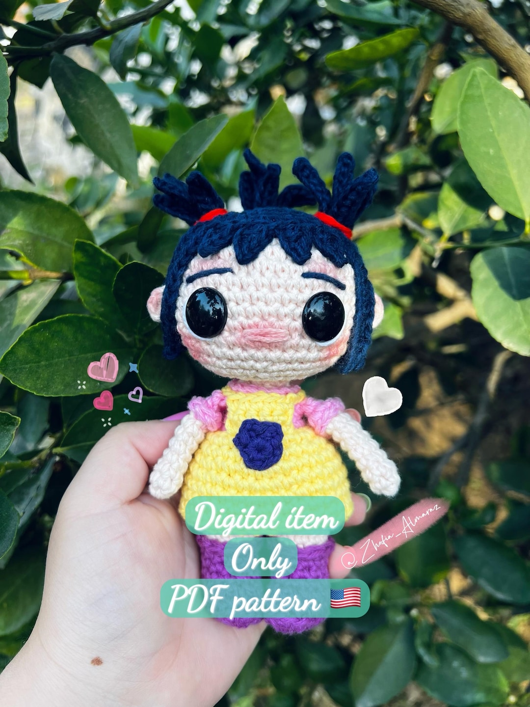 Kimi AMIGURUMI Inspired Rugrats Crochet Pattern - Etsy
