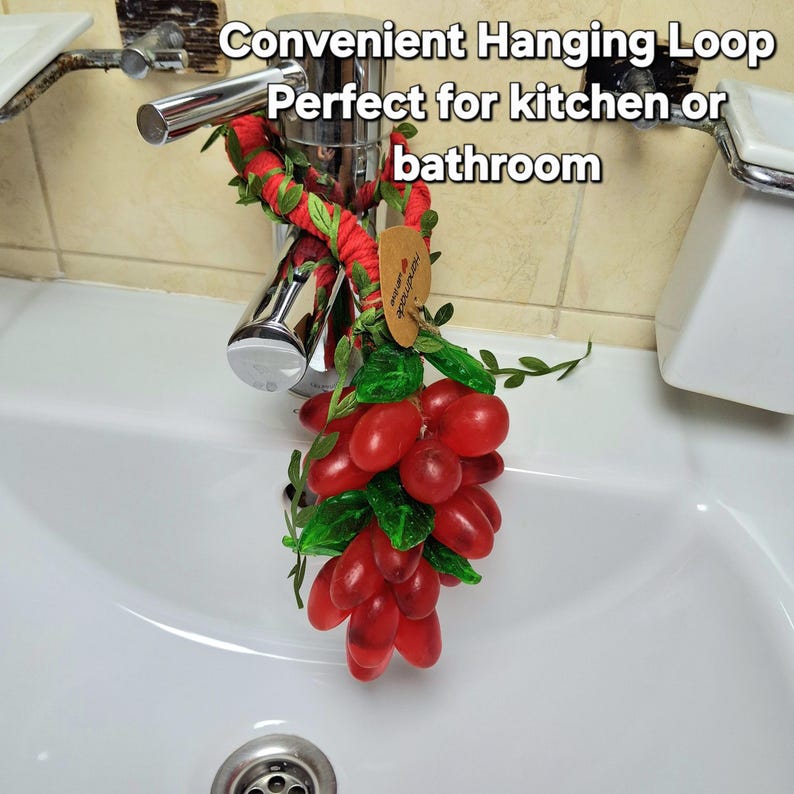 Handmade Grape Soap on Rope – Natural Soap, Unique Bathroom Gift & Spa ...