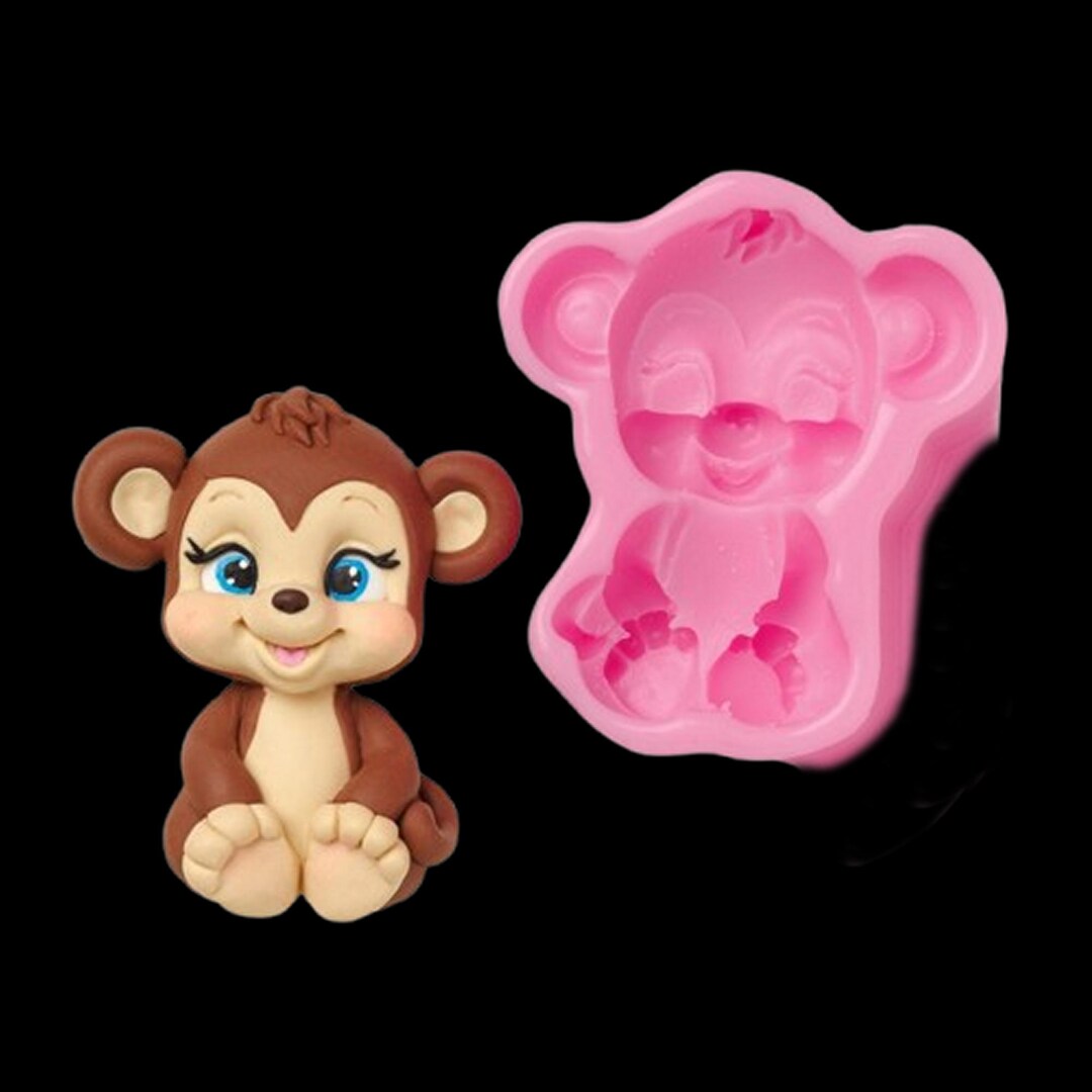 Silicone Mold Monkey 2d Can Be Used to Work With Chocolate ...