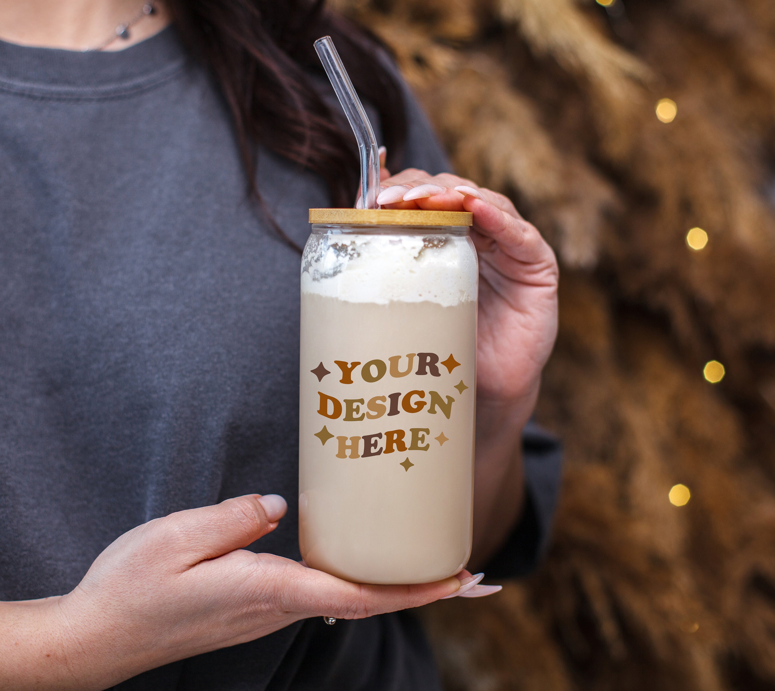 16 Oz Glass Can Mockup Bundle Sipper Glass Mockup Libbey Glass Mockups ...