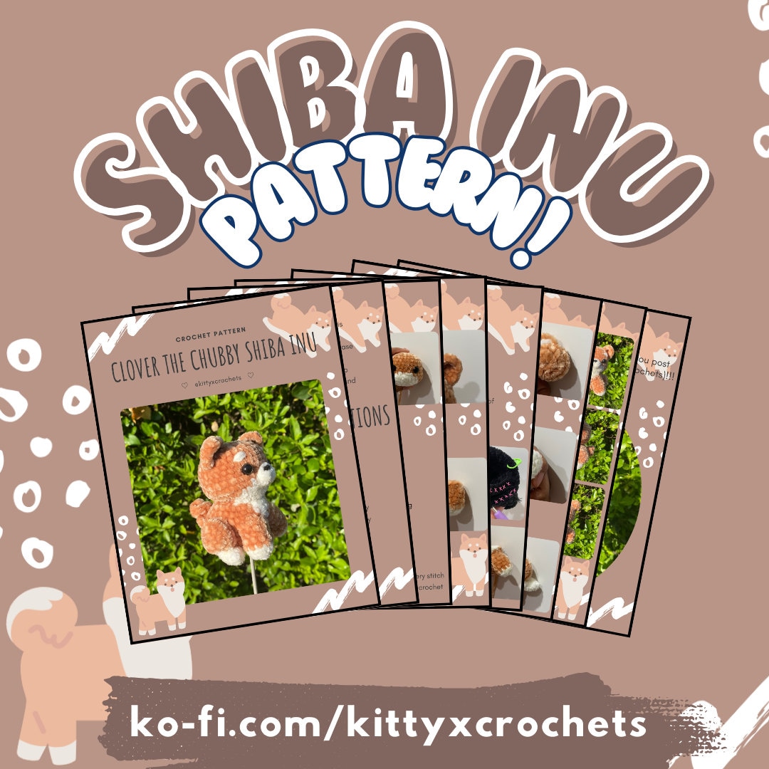 Chubby Shiba Inu Crochet Pattern - Etsy