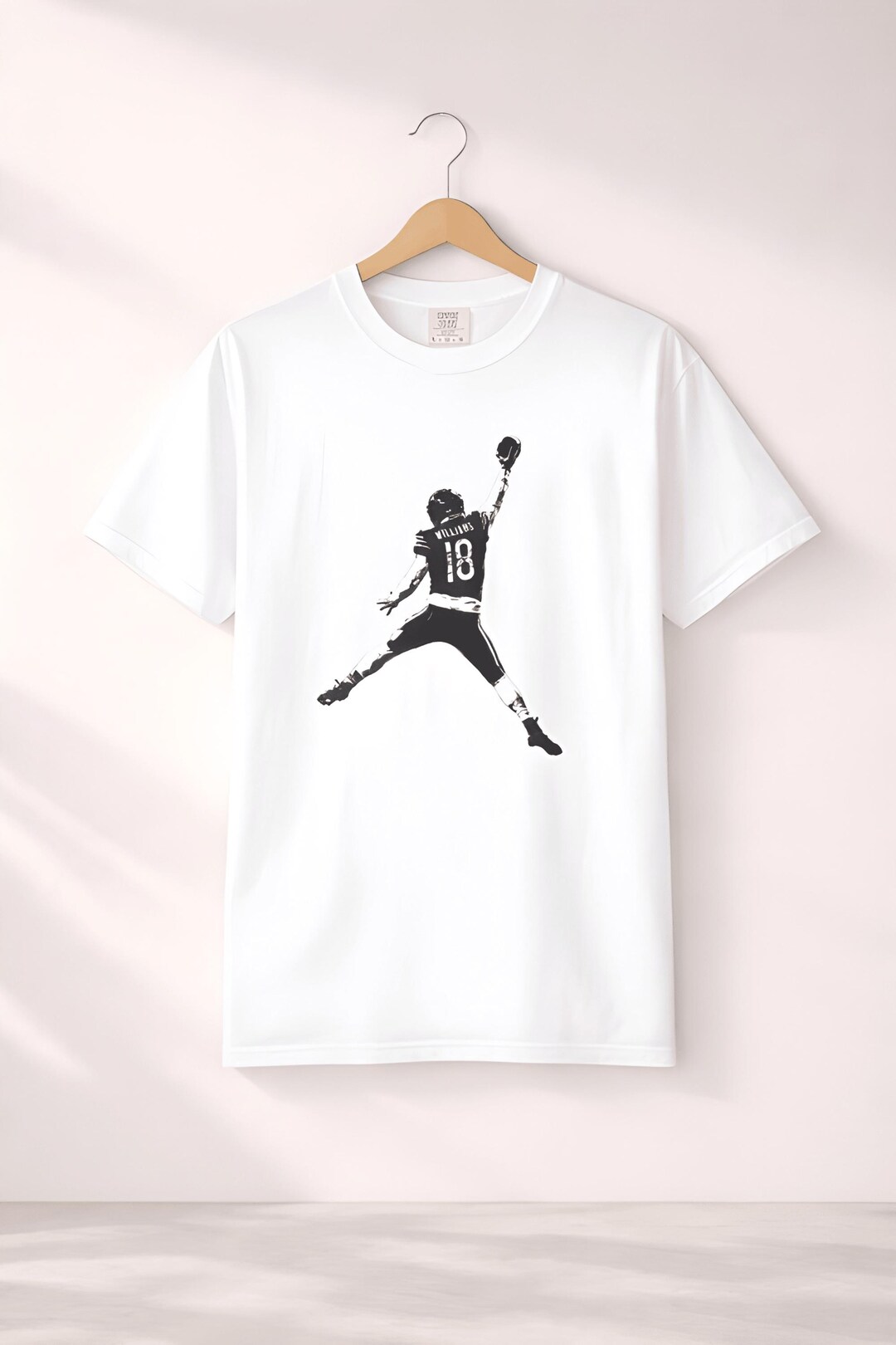 Caleb Williams Jump Man T-shirt | Multicolor - Etsy