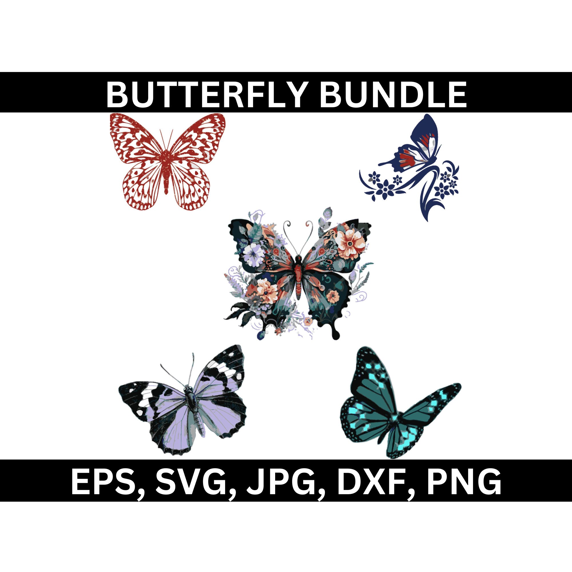 Butterfly Svg Bundle , Butterfly Svg Png , Butterfly Clipart ...