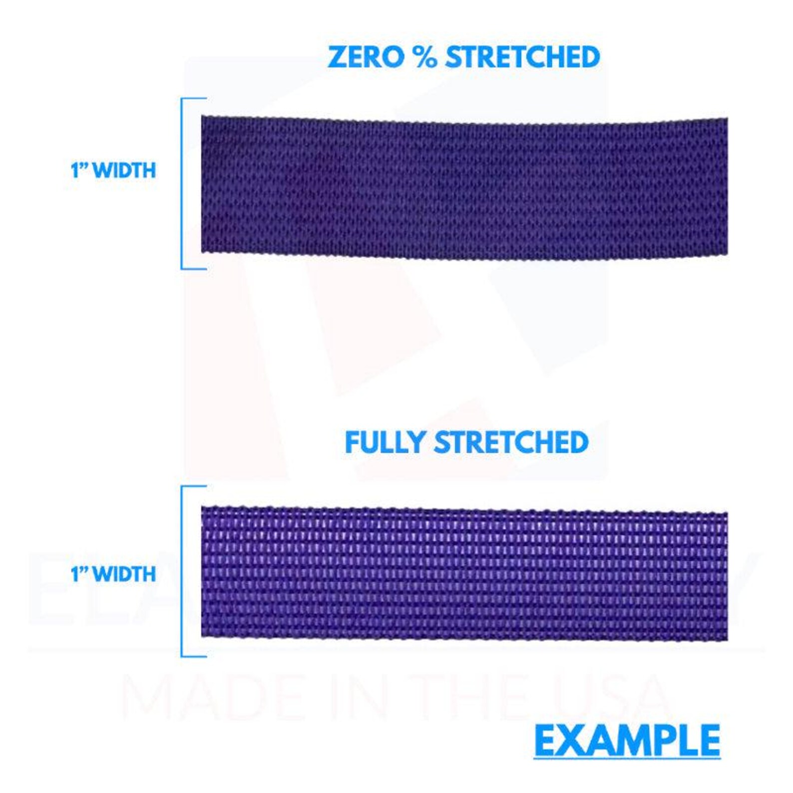 2 51mm White Drawcord Elastic US Made - Etsy