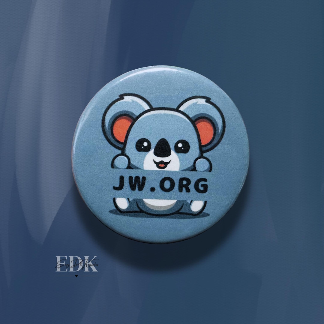Jw.org Koala Button | Jw Gifts | Jw Ministry | Button Animal Collection ...