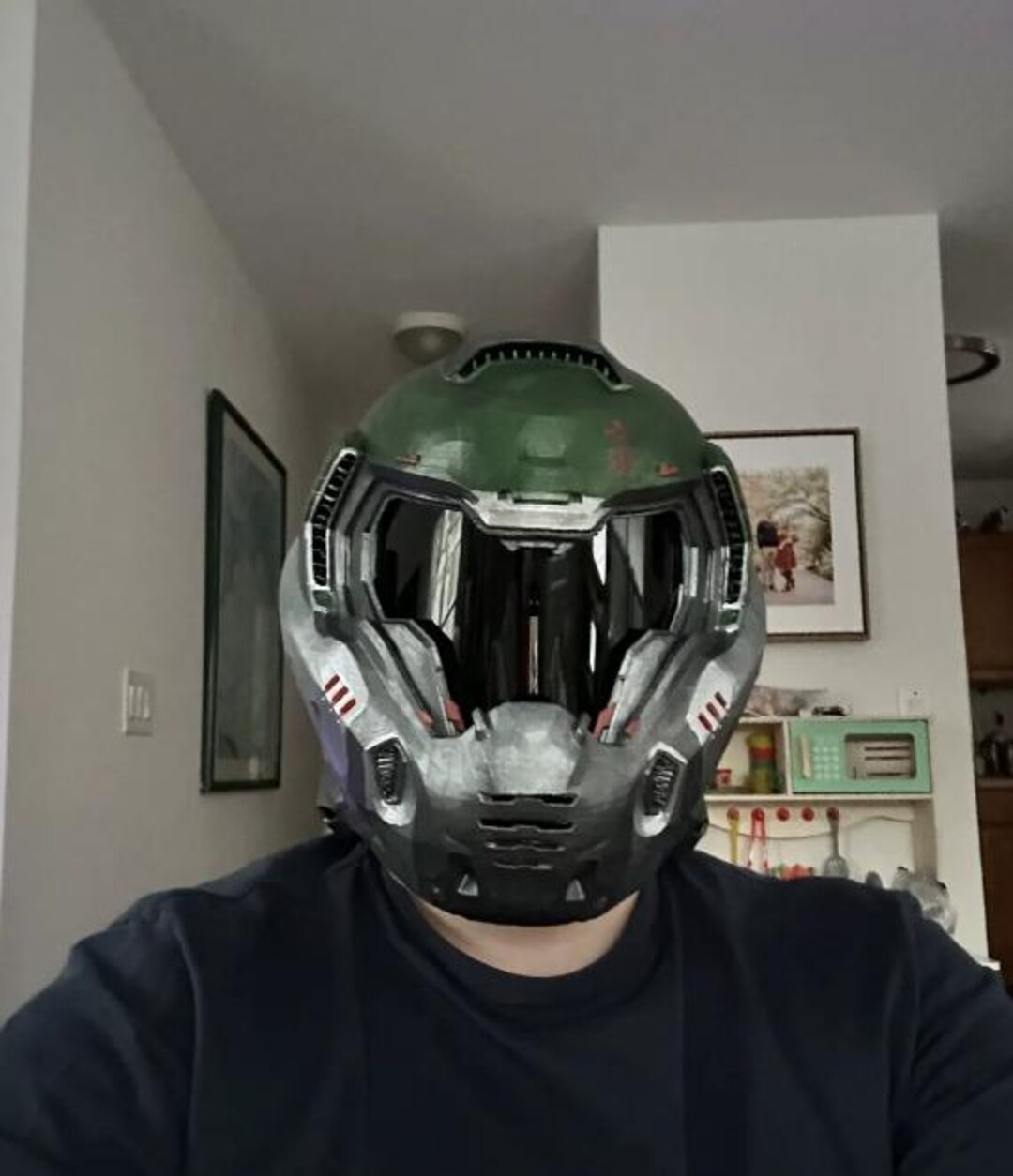 Doom Eternal Doom Guy Helmet 3D Printed/cosplay/costume/weapon - Etsy UK