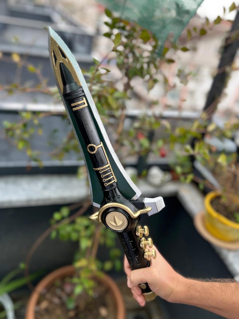 Power Rangers Green Ranger Dagger Cosplay/costume/weapon - Etsy