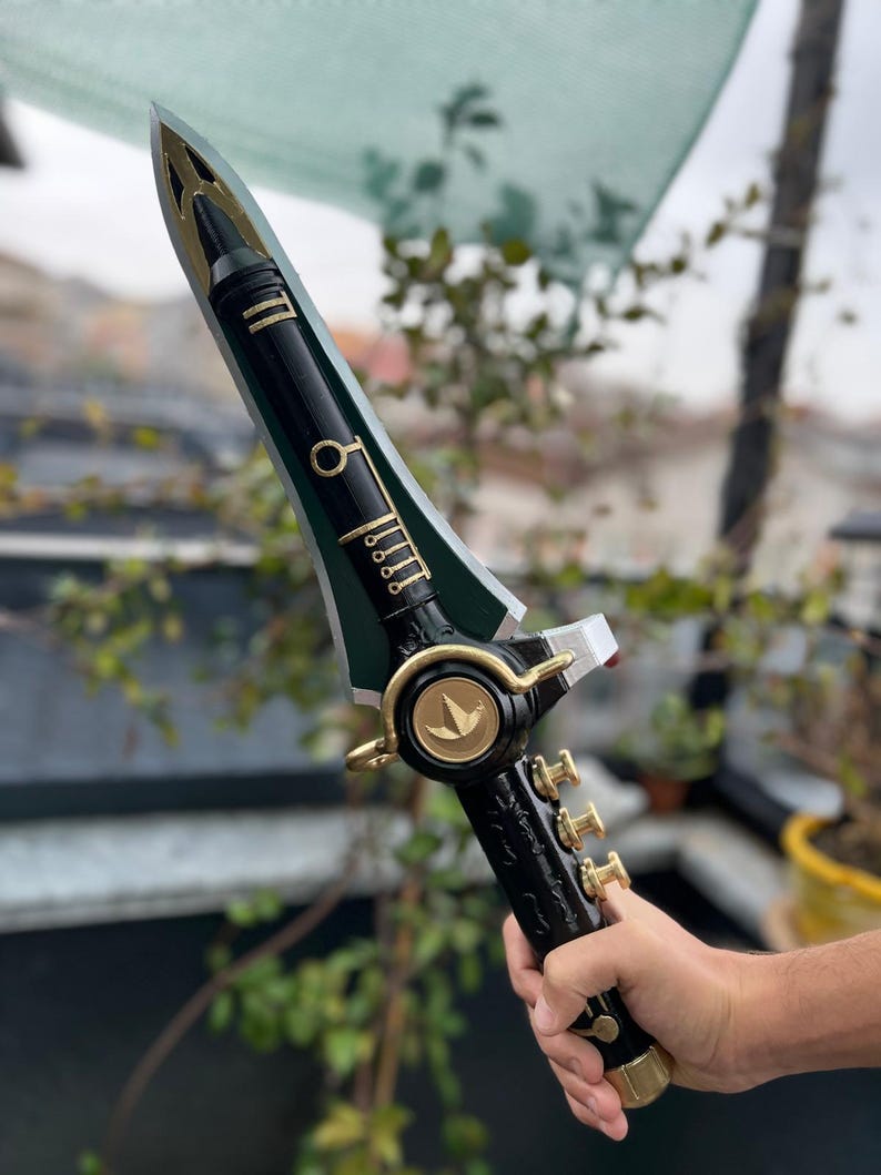 Power Rangers Green Ranger Dagger Cosplay/costume/weapon - Etsy