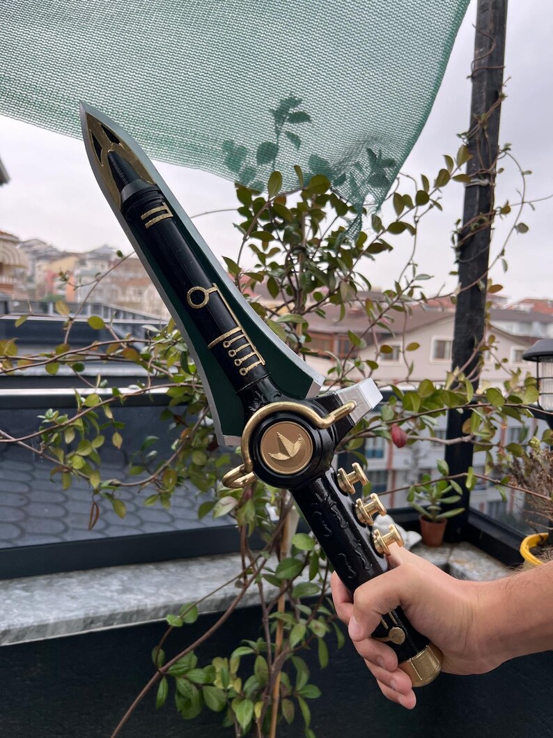 Power Rangers Green Ranger Dagger Cosplay/costume/weapon - Etsy