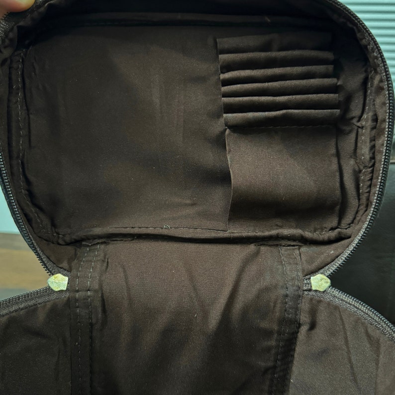 Cowhide Makeup Bag Hair on Cowhide Bag Leather Cowhide Vanity Box Brown ...