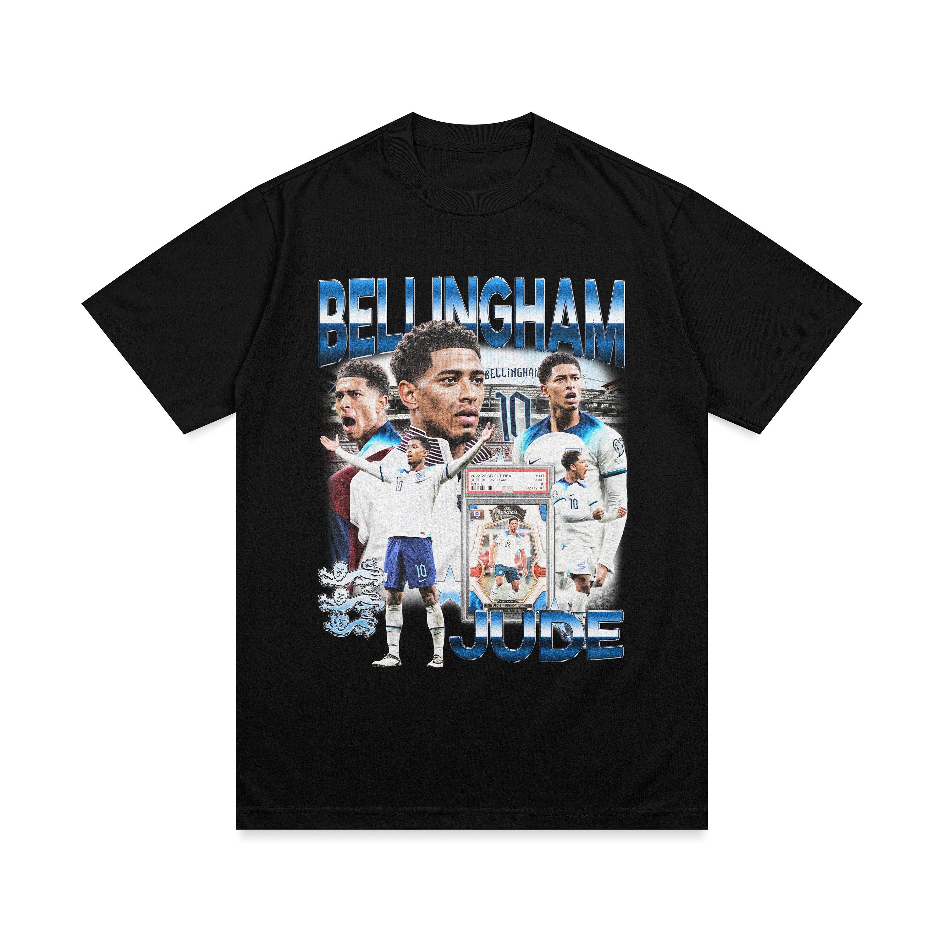 Jude Bellingham Graphic T-shirt Iconic Retro England Football Tee Three ...