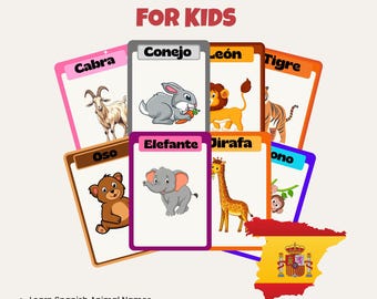Spanish Body Parts Flashcards – 25 Printable Cards for Kids – Learn ...