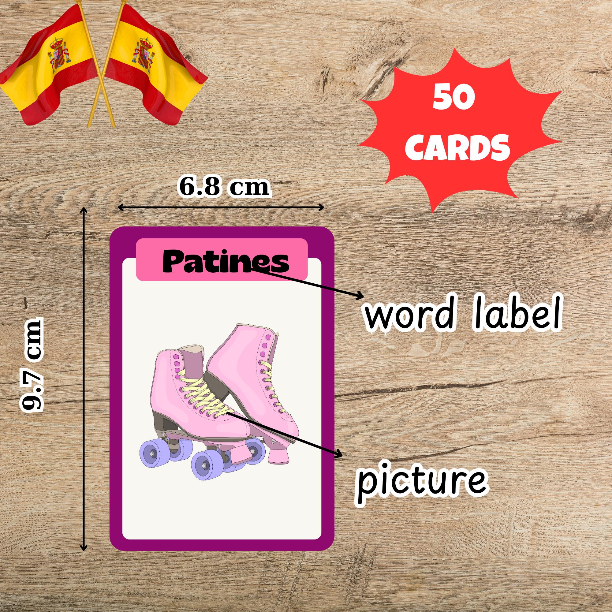 Spanish Vehicles Flashcards, Printable Transportation Cards for Kids ...