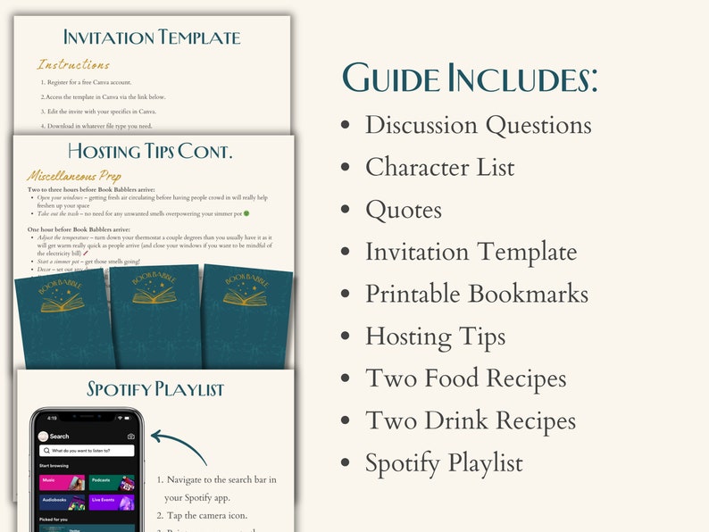 Pretty Girls Book Club Hosting and Discussion Guide | Printable Guide ...