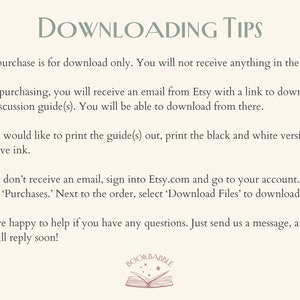 Book Club Fiction Discussion Guide | Book Club Questions - Etsy