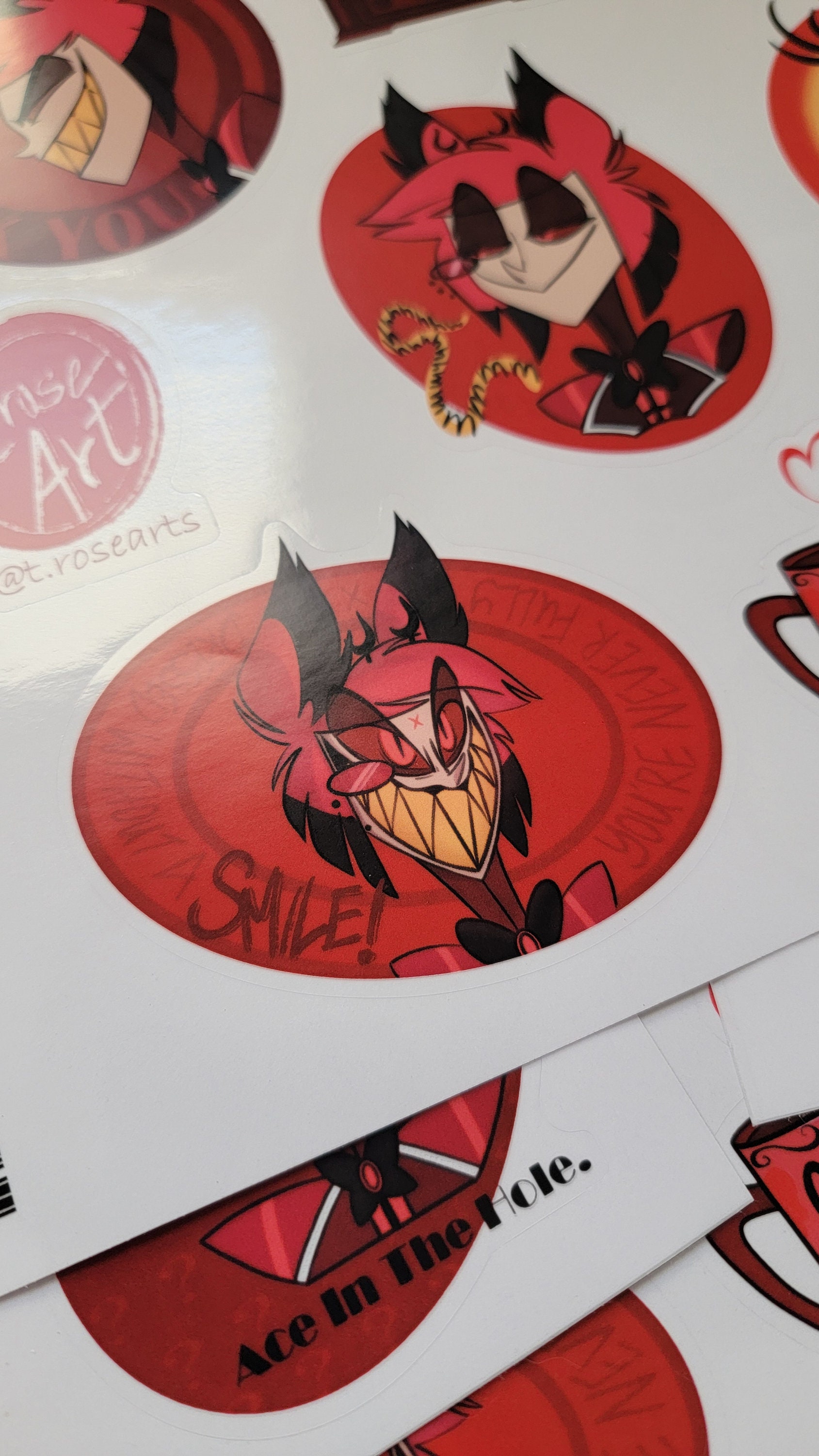Alastor Hazbin Hotel Stickers - Etsy