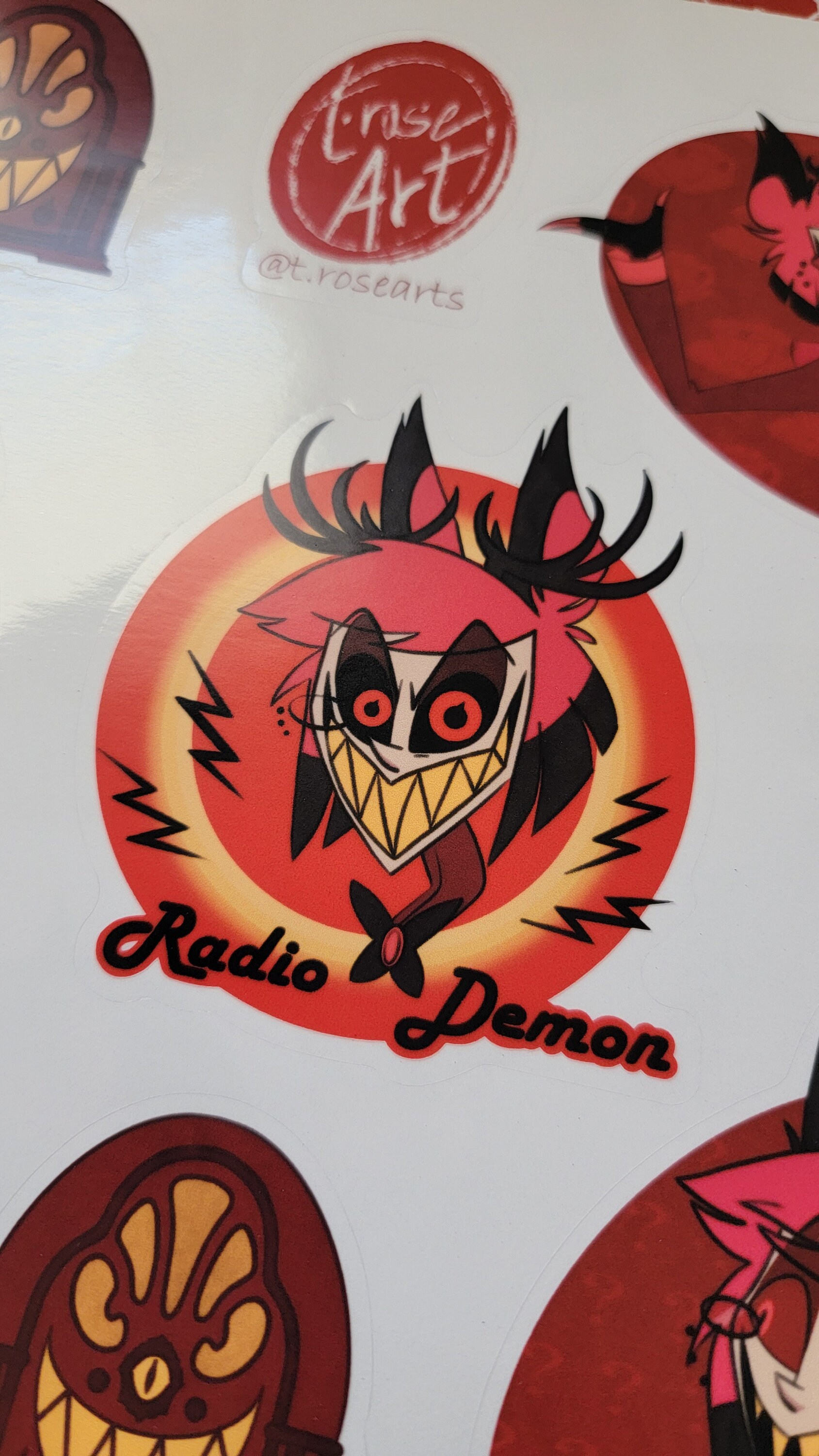 Alastor Hazbin Hotel Stickers - Etsy