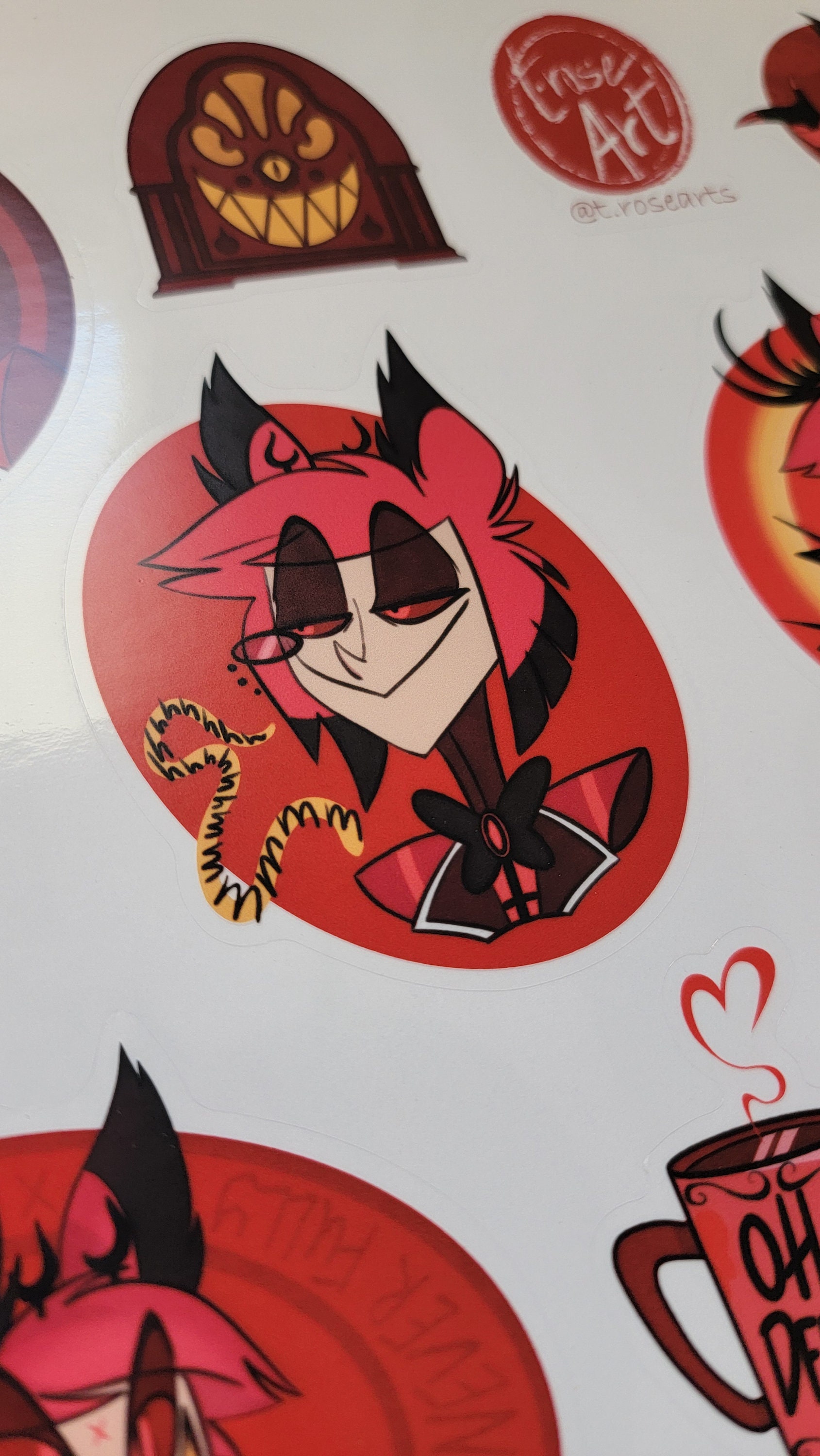 Alastor Hazbin Hotel Stickers - Etsy