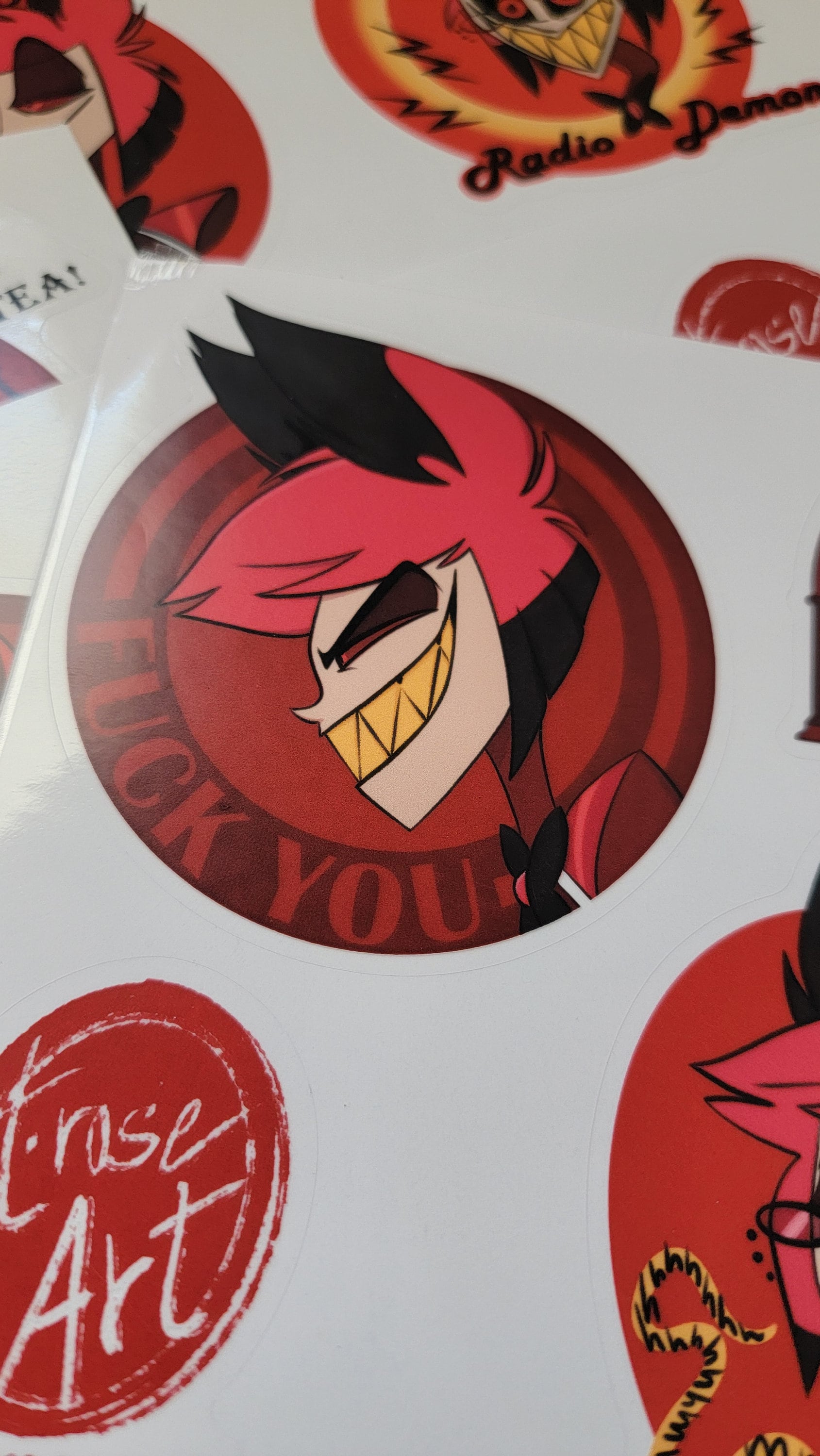 Alastor Hazbin Hotel Stickers - Etsy
