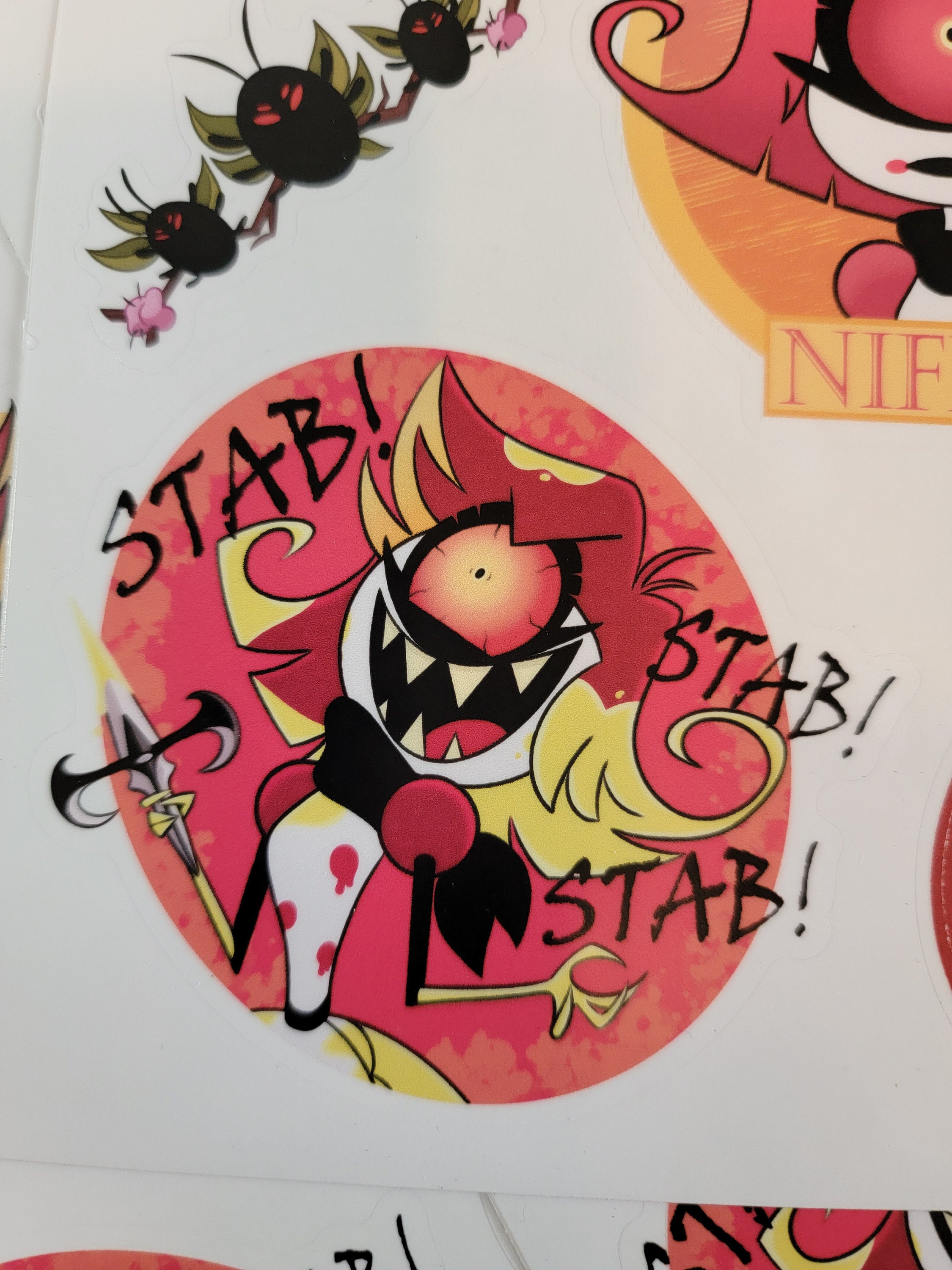 Niffty Hazbin Hotel Stickers - Etsy