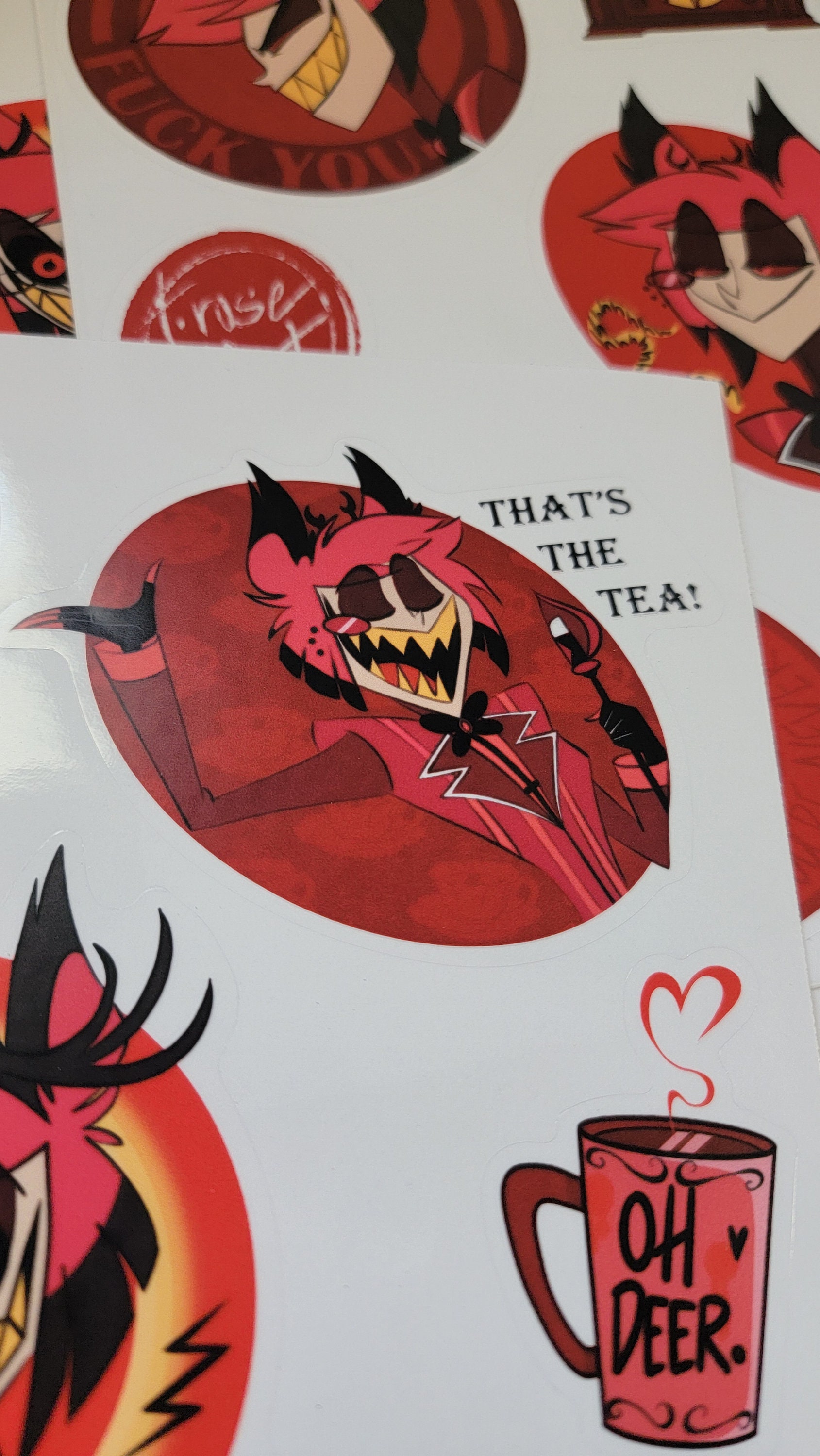 Alastor Hazbin Hotel Stickers - Etsy