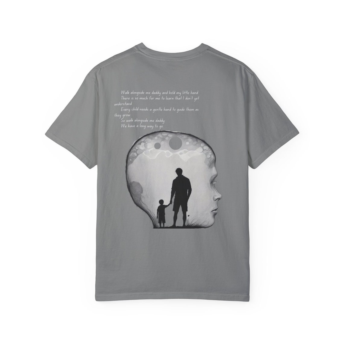 Father Son / Custom Poem / Father’s Day Gift Unisex Garment-dyed T ...