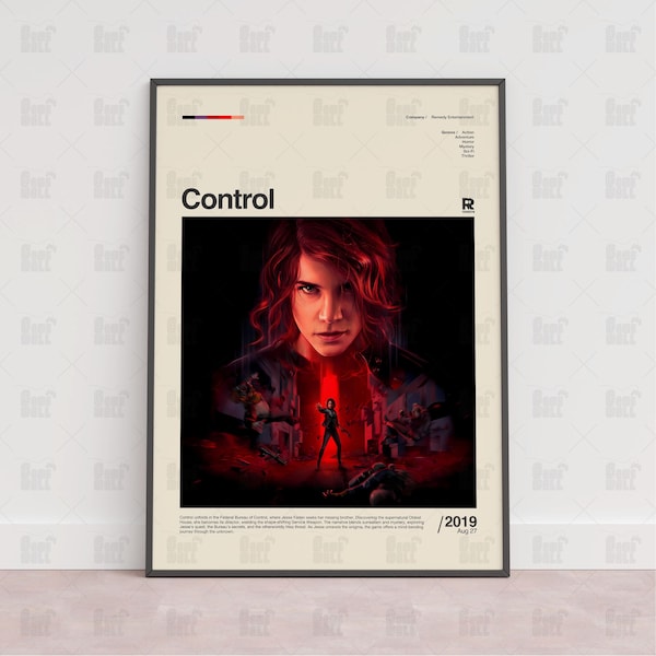 Control Game Poster - Etsy