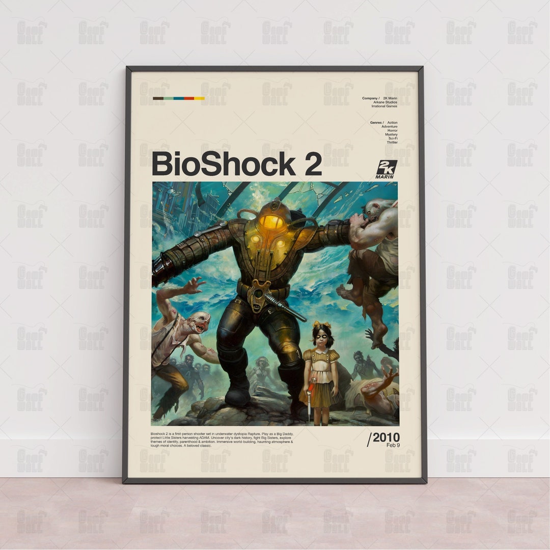 Bioshock 2 Poster, Gaming Room Poster, Gaming Wall Poster, Gaming Print ...