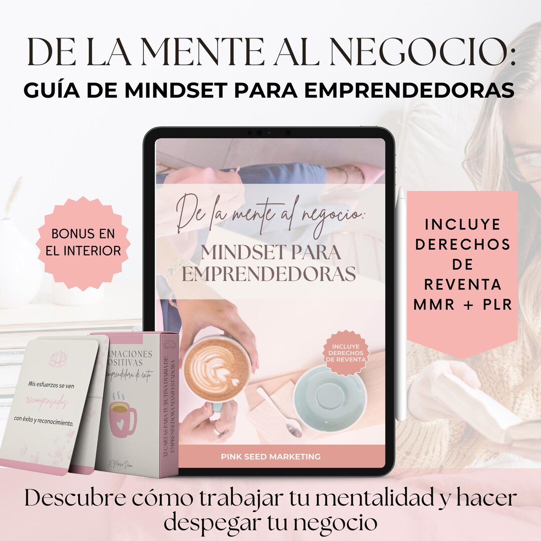Guía Mindset Para Emprendedoras En Español Con MRR, Crea Negocio Digital Y Gana Ingresos Pasivos ...