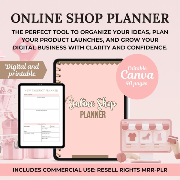 DigitalBusinessPink - Etsy