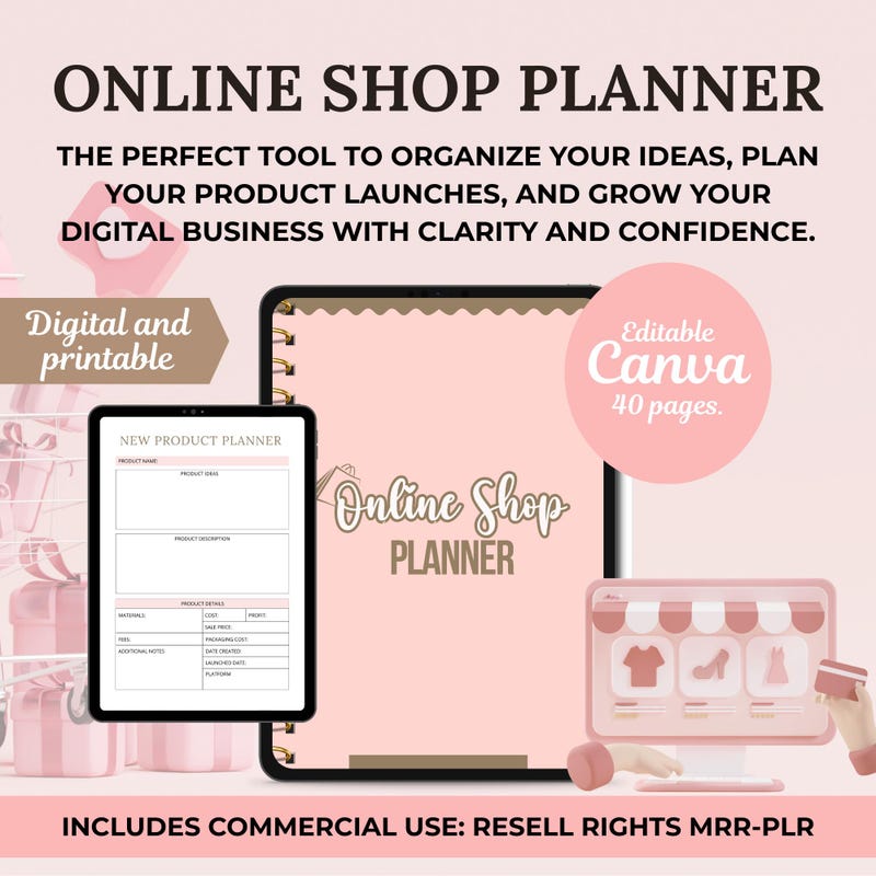 DigitalBusinessPink - Etsy