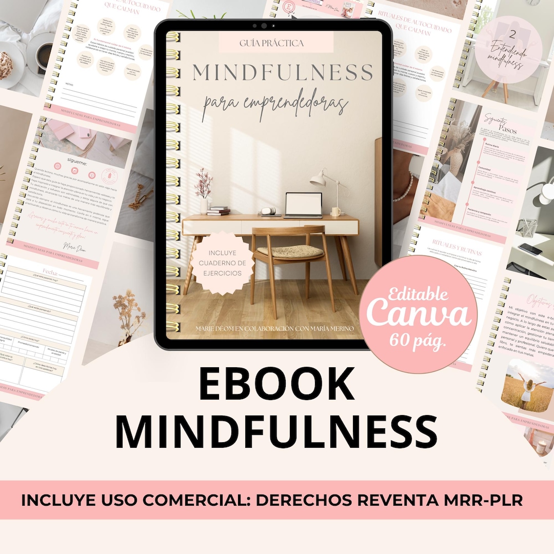 Libro electrónico sobre mindfulness en español para mujeres ...