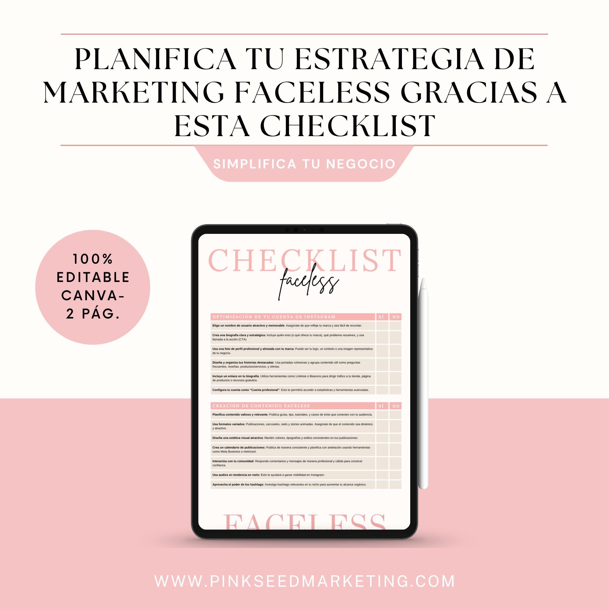 Pack Faceless Digital Marketing En Español Para Instagram Faceless ...