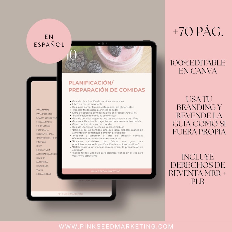 Guía 400 Ideas De Productos Digitales Con Derechos De Reventa MRR-PLR ...