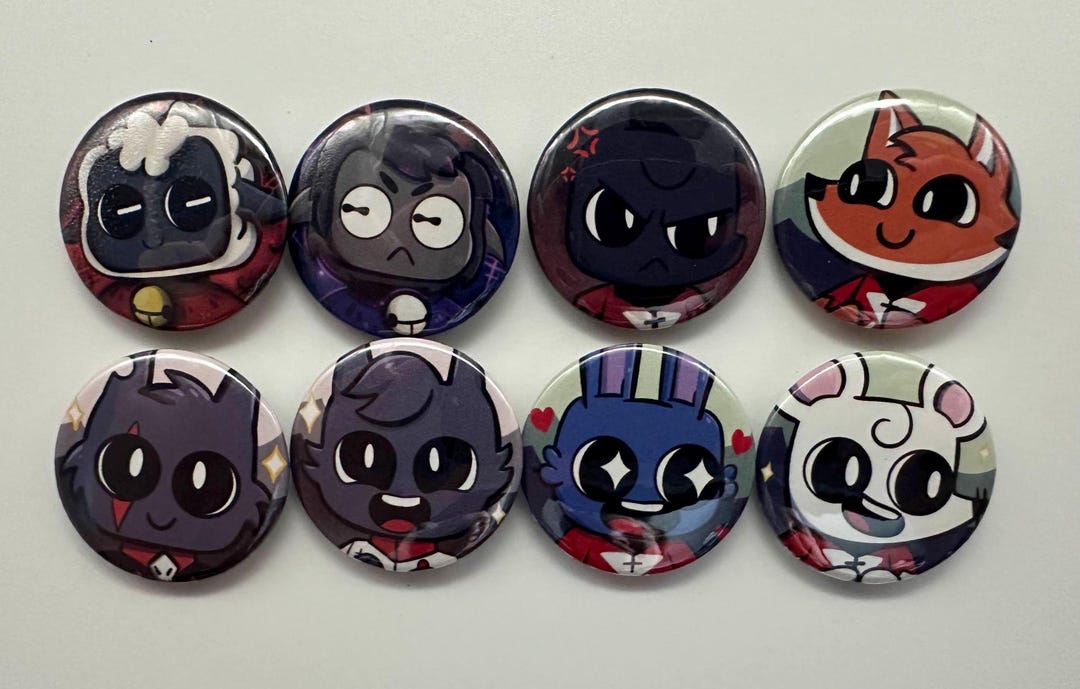 Cult of the Lamb Inspired Pinback Buttons/magnets - Etsy