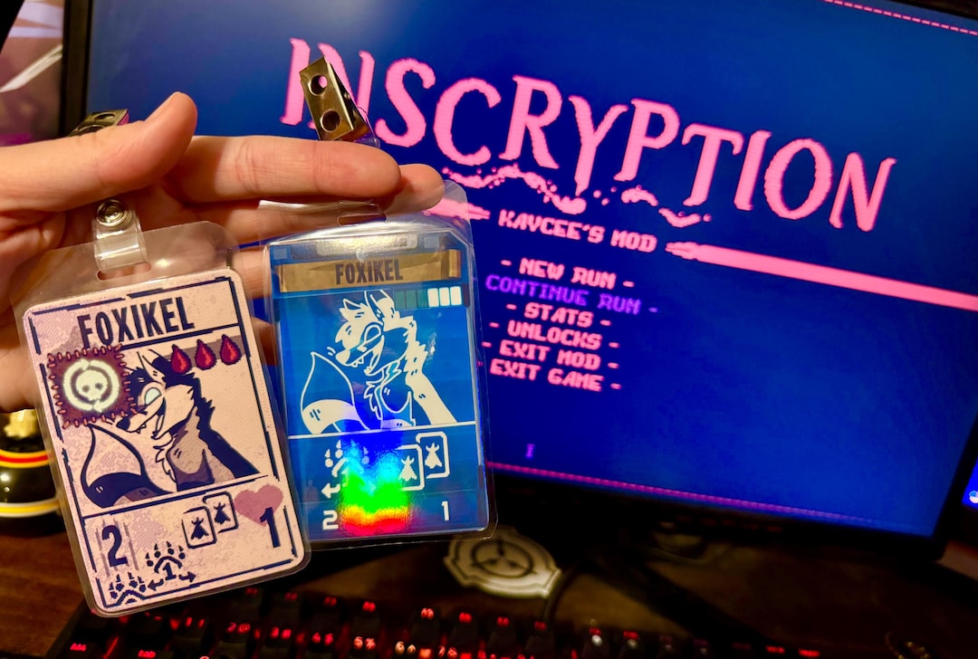 Custom Inscyption Inspired Card Badge - Etsy